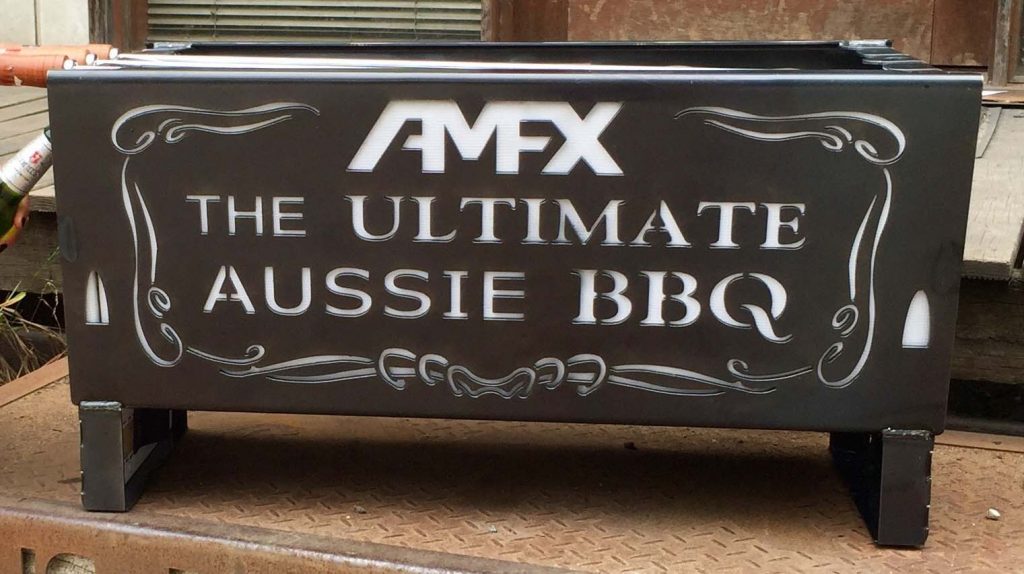 FLAT PACK The Ultimate Aussie BBQ Fire Pit | AMFX Metal Art