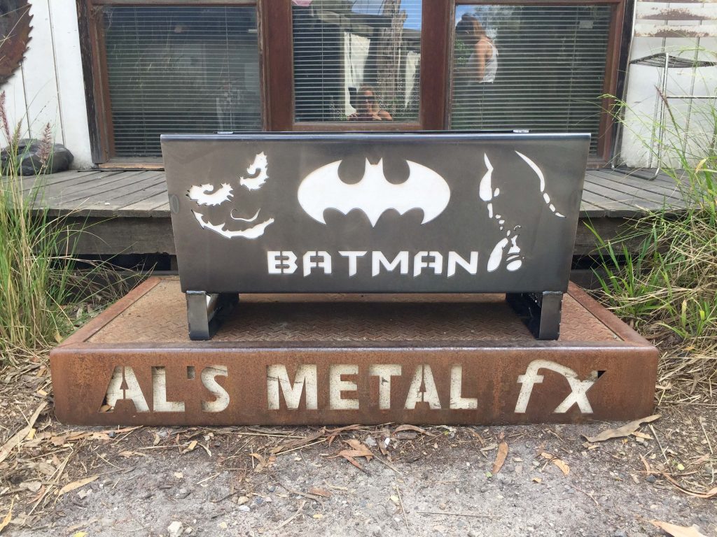 Batman Fire Pit | AMFX Metal Art Fire Pits & Accessories Ph: 0405733335