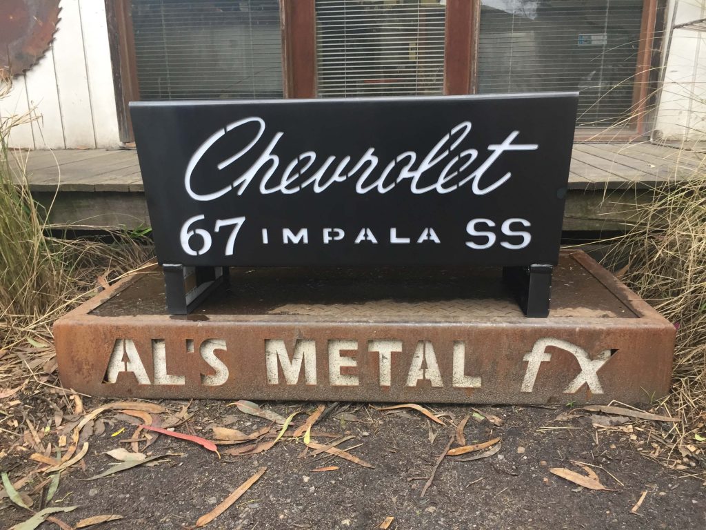 Chevrolet Impalla 67 Fire Pit | AMFX Metal Art Fire Pits & Accessories
