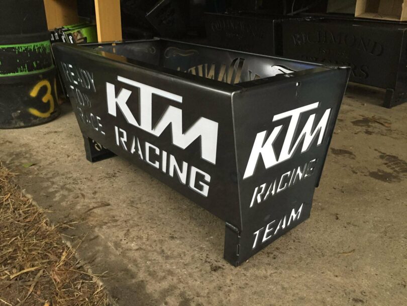 KTM Racing Fire Pit - Amfx Fire Pits & Accessories Ph 0405733335