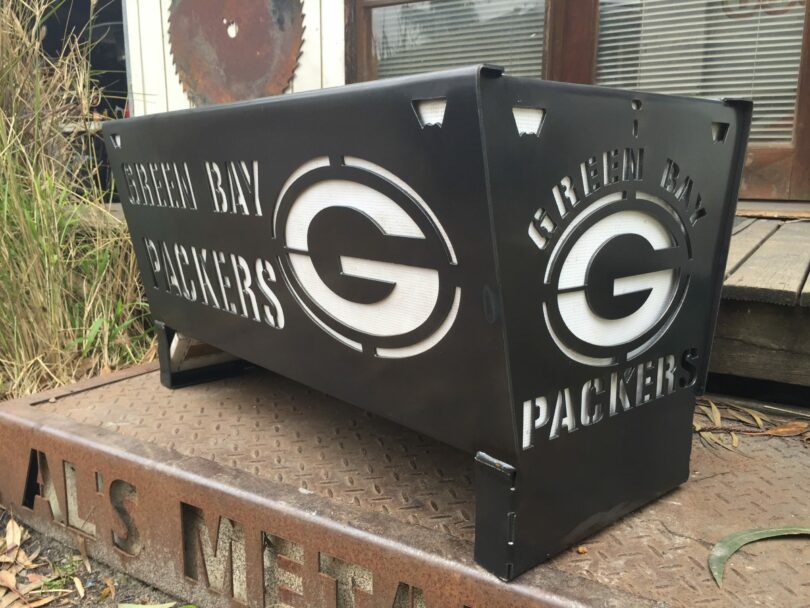 Green Bay Packers Fire Pit | AMFX Metal Art Fire Pits & Accessories