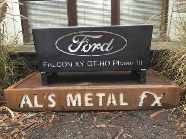 Ford XY GT-HO Phase III Fire Pit | AMFX Metal Art Fire Pits & Accessories