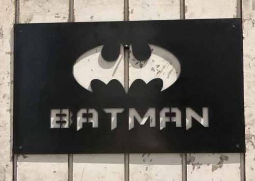 Batman Sign Large | AMFX Metal Art