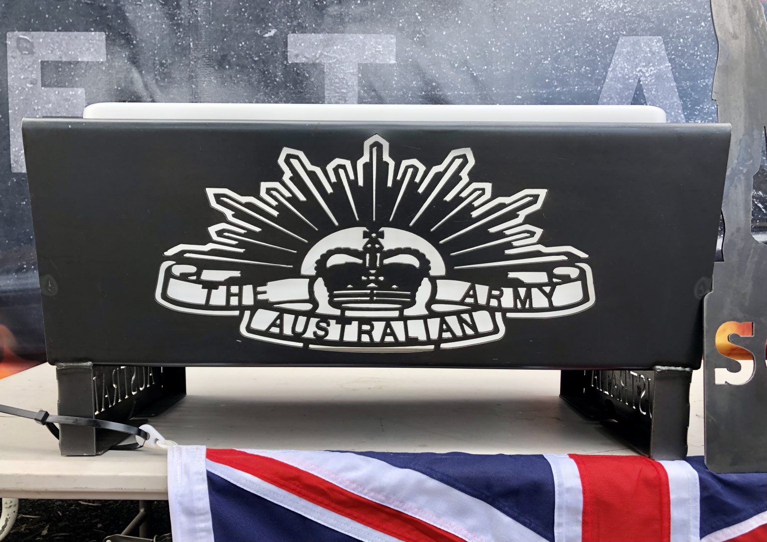 ANZAC Australian Army Fire Pit | AMFX Metal Art Fire Pits & Accessories