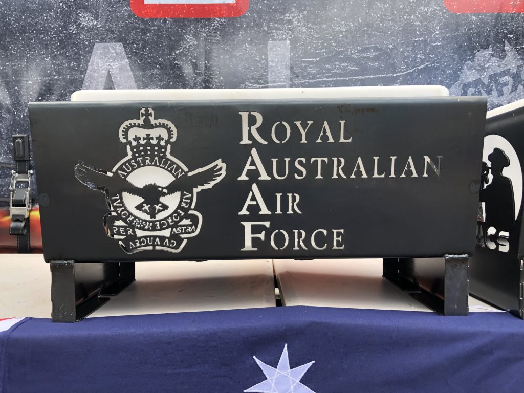 ANZAC RAAF Fire Pit | AMFX Metal Art Fire Pits